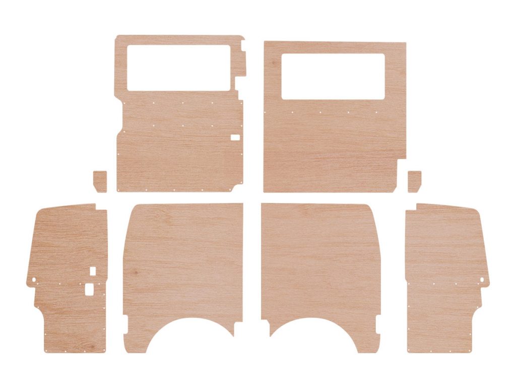 VW T4 SWB FULL HEIGHT PLY PANEL KIT BARN DOOR VARIANT - STYLE 1 ...