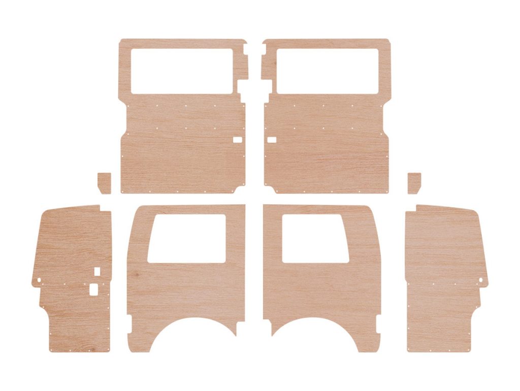 VW T4 SWB FULL HEIGHT PLY PANEL KIT BARN DOOR VARIANT - STYLE 1 ...