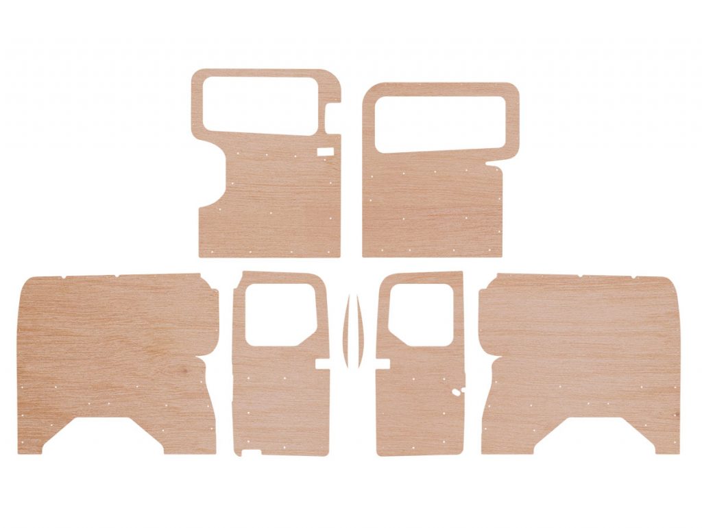FORD TRANSIT CUSTOM 2013-ONWARDS LWB (L2) FULL HEIGHT PLY PANEL KIT ...